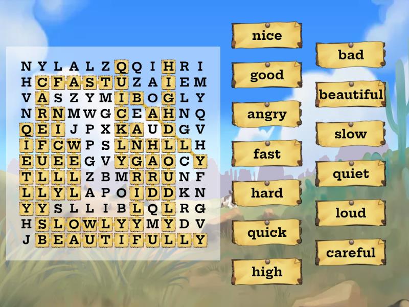 Power Up 3 Unit 4 Before the test ex 3 - Sopa de letras