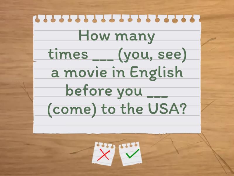 IE4B - Warm Up: Past Perfect Conversation Questions - Flash cards