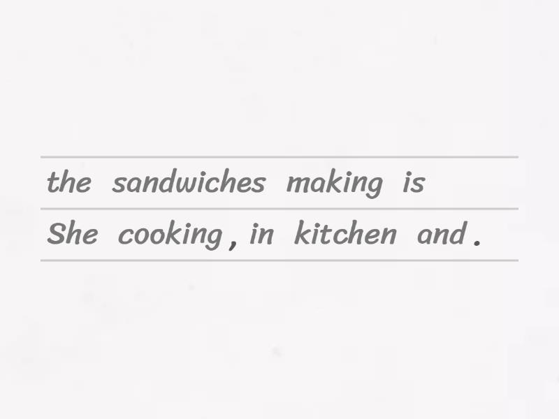 Reading and writing exam practice-Bella - Unjumble