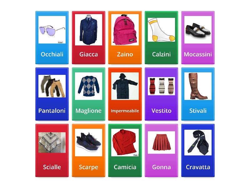 Aggettivi QUELLO e BELLO - Flip tiles