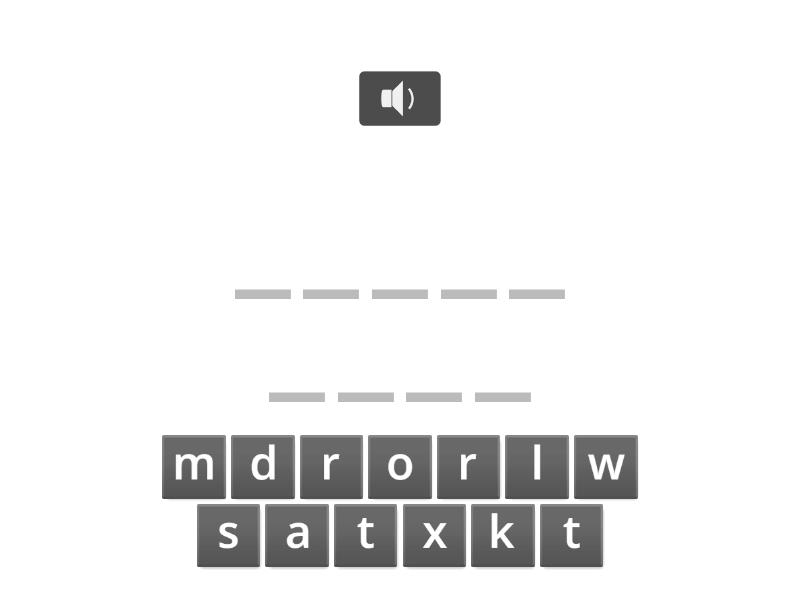 Daily routine spelling - Spell the word