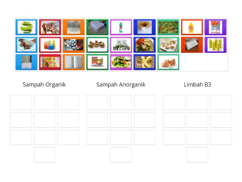 7B Sampah Organik dan Anorganik PRIMABO - Group sort