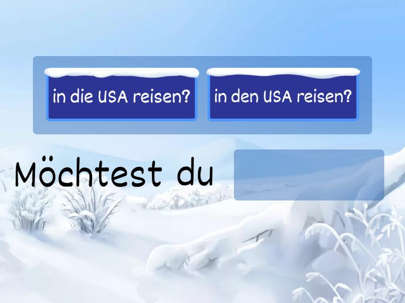 Wohin? Nach? In? Auf? - Complete the sentence