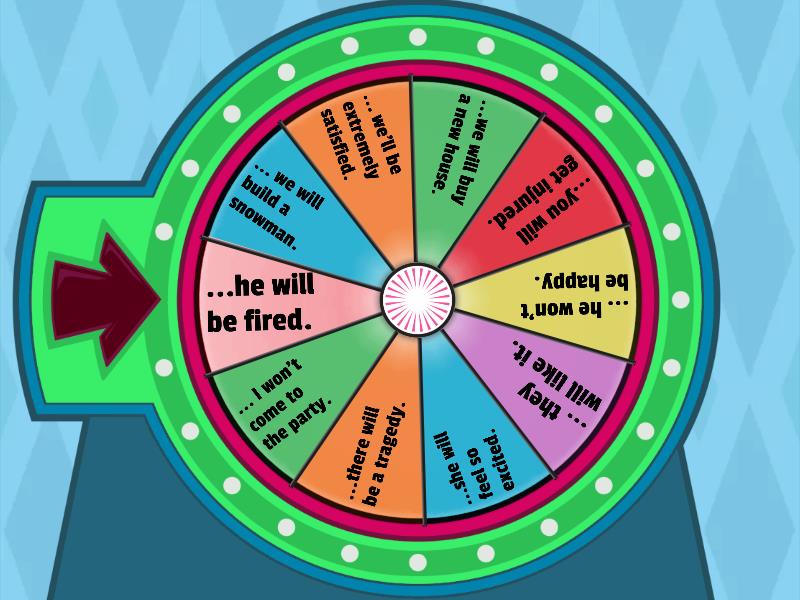 First Conditional Spin Wheel - Spin the wheel