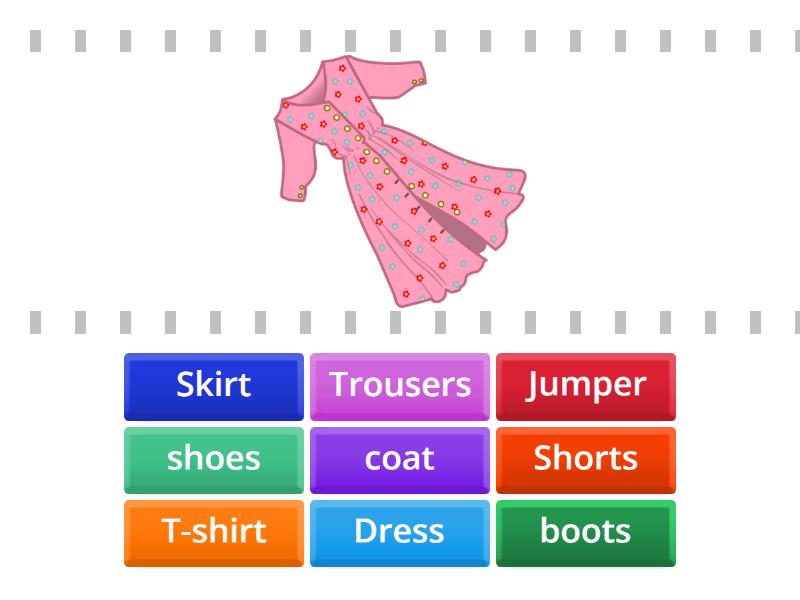 identify clothes - Find the match