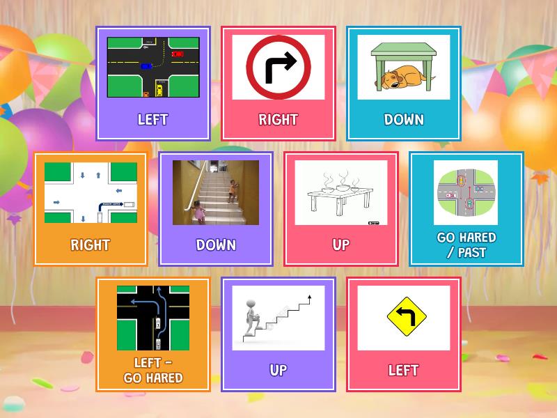 DIRECTIONS - Flip tiles