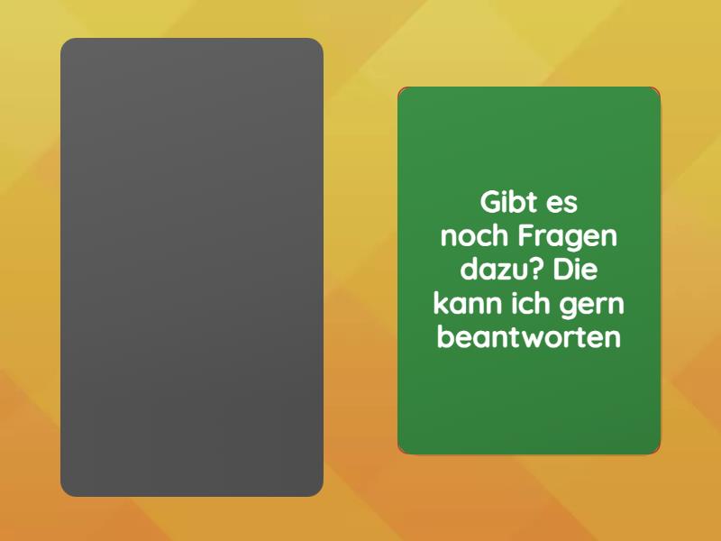 Teil 2 (einen Vortrag halten) - Speaking cards