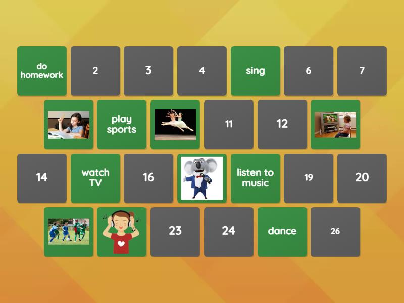 Time Zones 3 Free time activities - Matching pairs