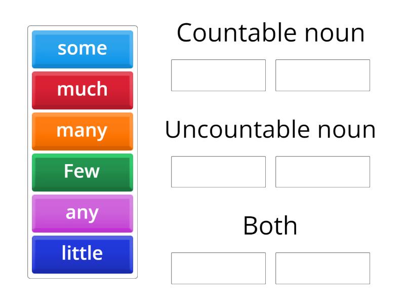 Quantifiers - Group sort