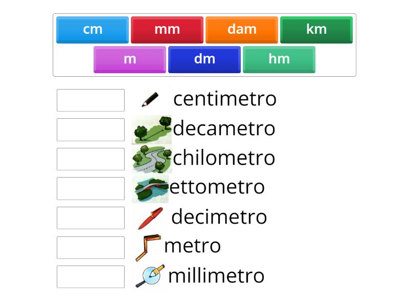 MISURE DI LUNGHEZZA - Match up