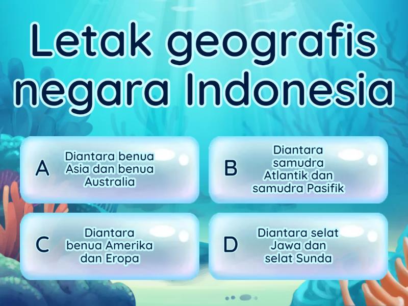 EVALUASI PEMBELAJARAN KOMPONEN PETA - Quiz