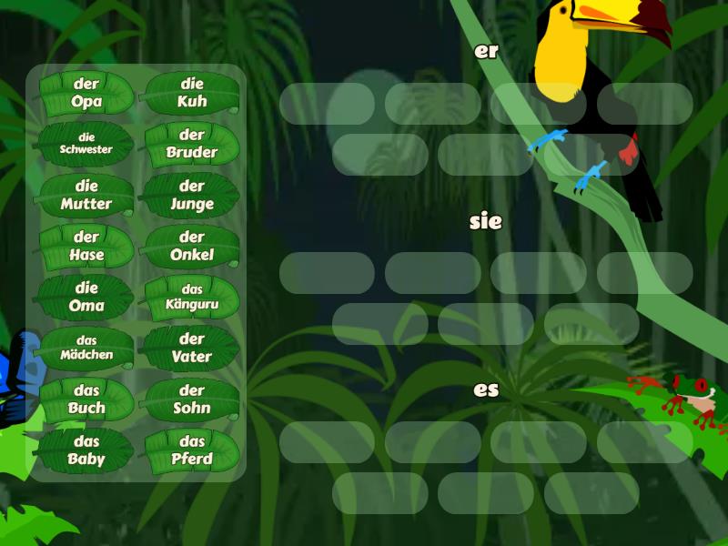 Die Deutschprofis A1 Lektion 4 er? sie? es? - Group sort