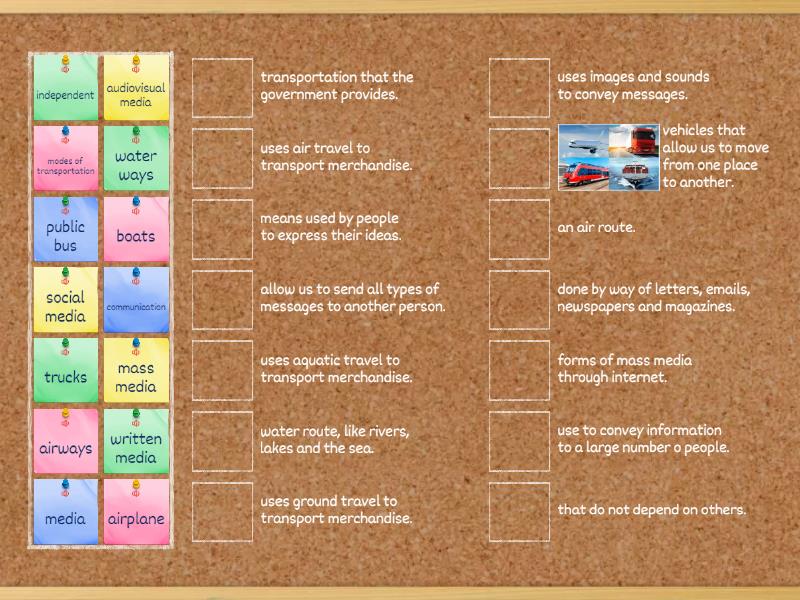 Transportation - Match up