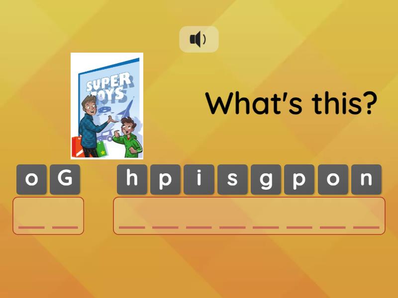 3rd Grade Week 8 Class 2 Free time Activities Do now - Anagram