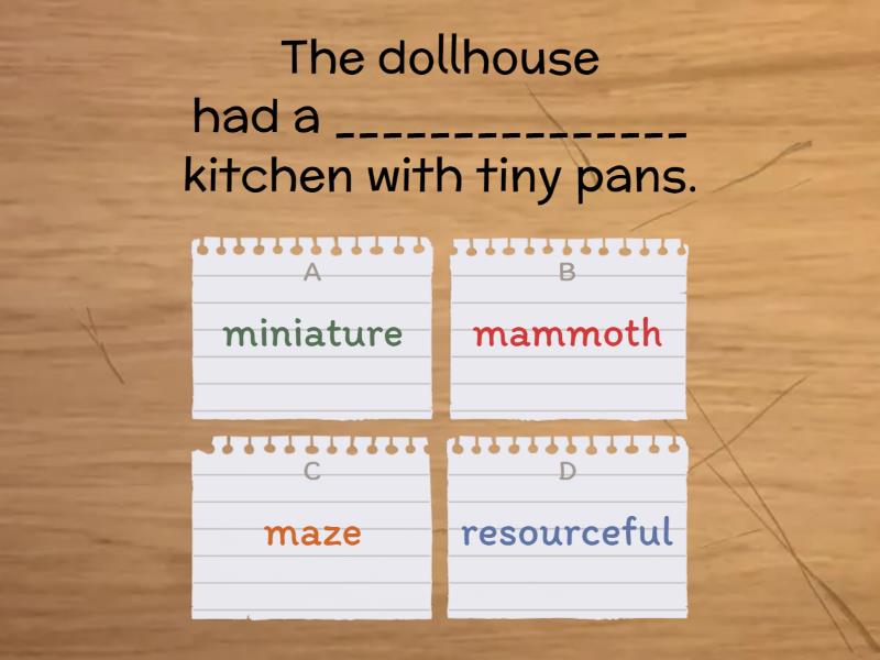 Hewitt Anderson's Great Big Life Vocabulary - Quiz