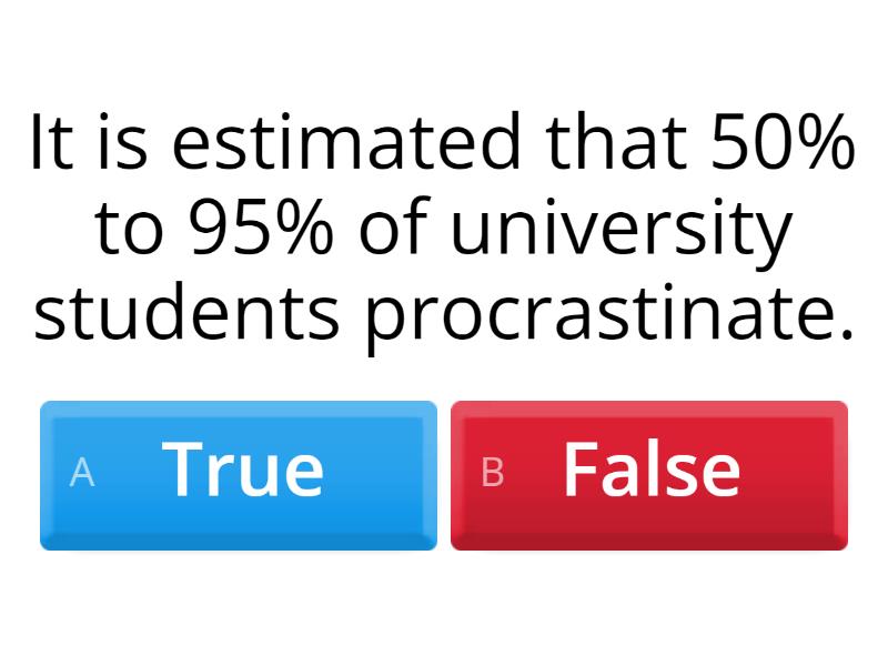 Procrastination - Quiz
