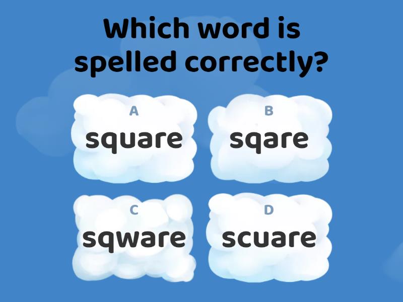 Spelling: Shapes - Quiz