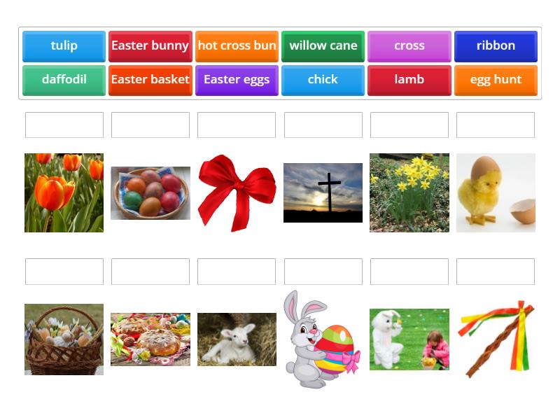 Easter vocabulary - Match up