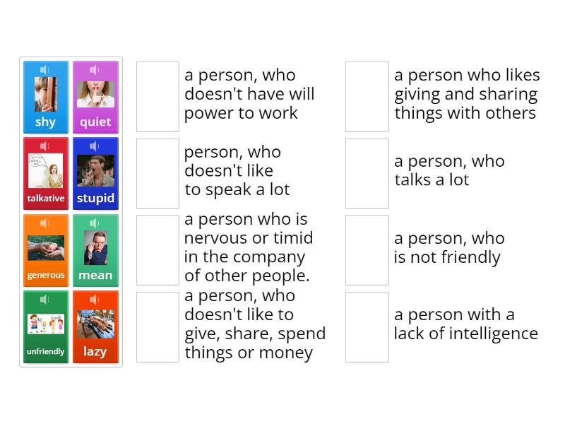 Personality - Match up