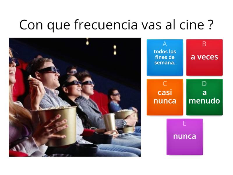 Con que frecuencia ? - Quiz