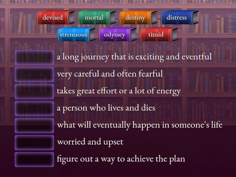 "Perseus and the Fall of Medusa" Module 4; Week 2 - Une las parejas