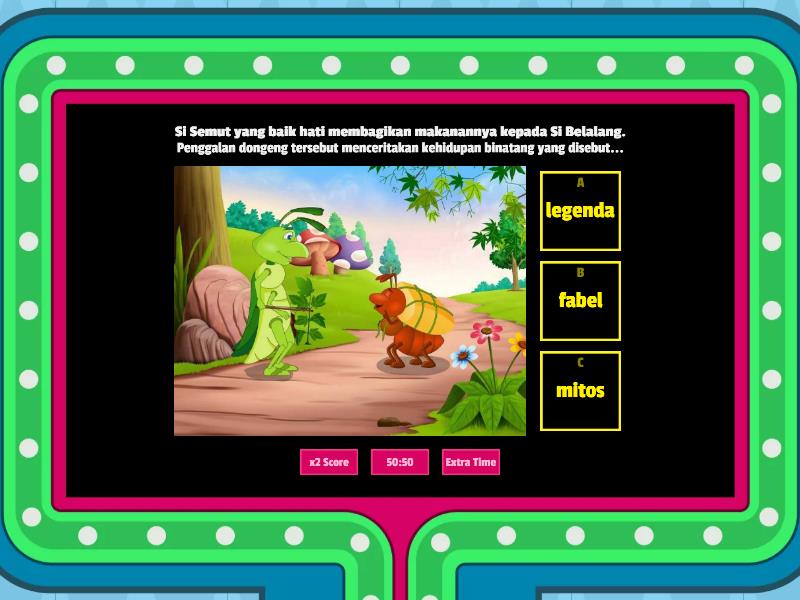 DONGENG FABEL - Gameshow quiz