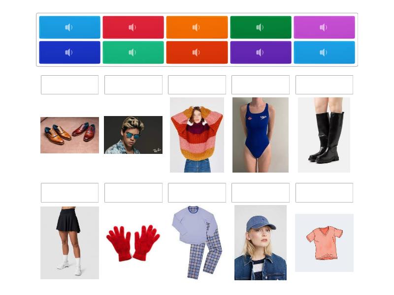 Clothes listening - Match up