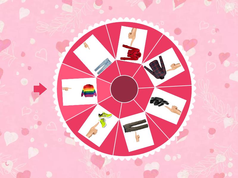 THIS / THAT / THESE / THOSE + clothes - Spin the wheel