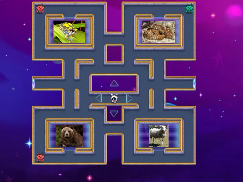 ¿Que come cada animal? - Maze chase