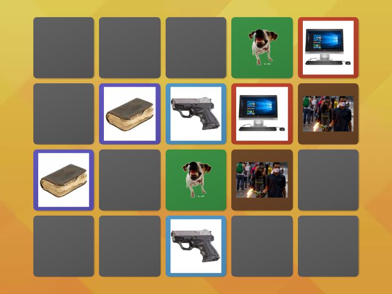 Juego de parejas - Matching pairs