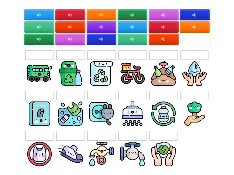 El medio ambiente (listening) - Match up