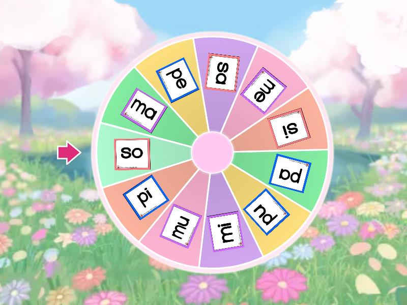 Rueda silaba - Spin the wheel