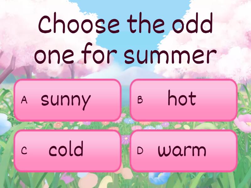 Lesson 17. Seasons + weather (5th Grade) - Quiz