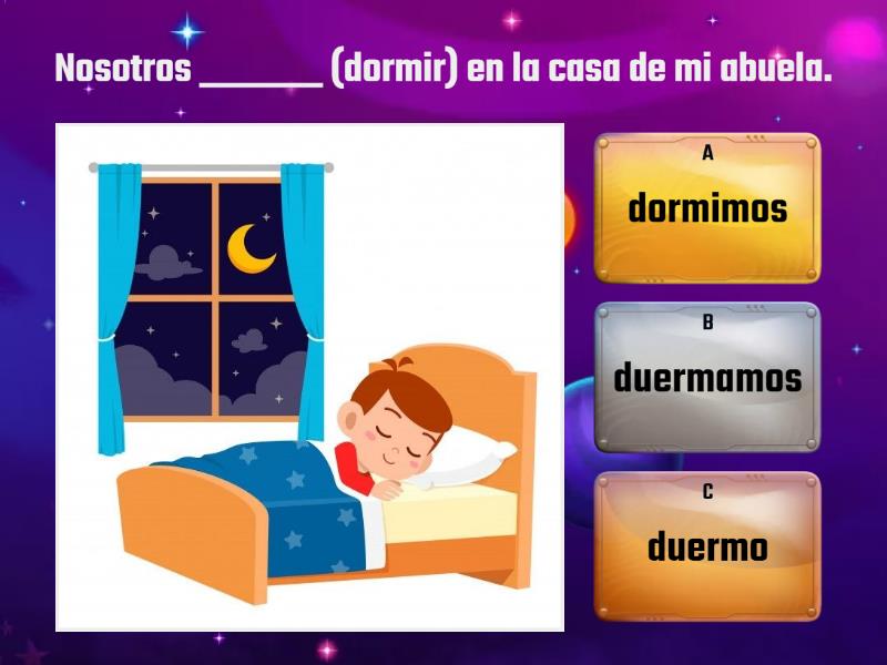 Verbos o>ue - Quiz