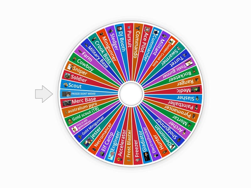 Tds random tower wheel - Spin the wheel