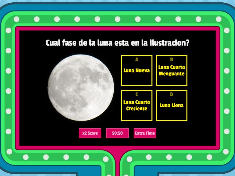 Las Fases de la Luna - Gameshow quiz
