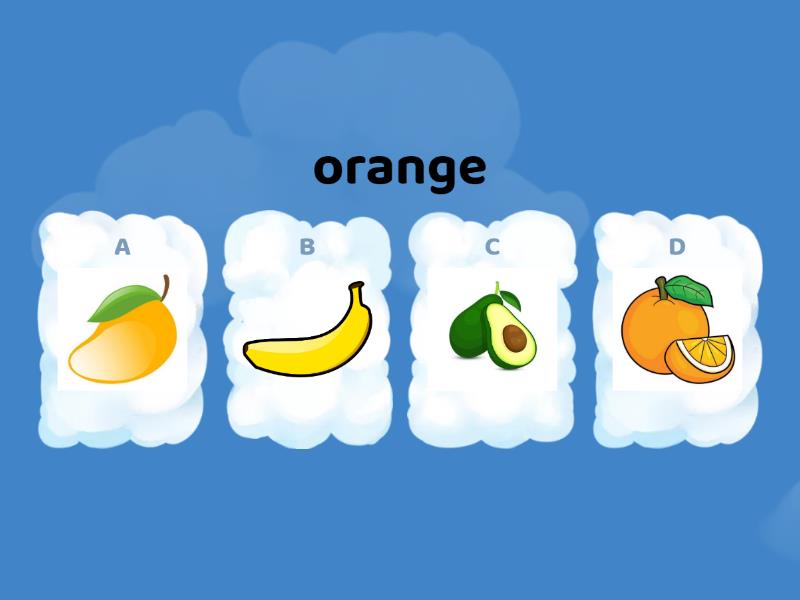 FRUIT (Grade 1) - Quiz