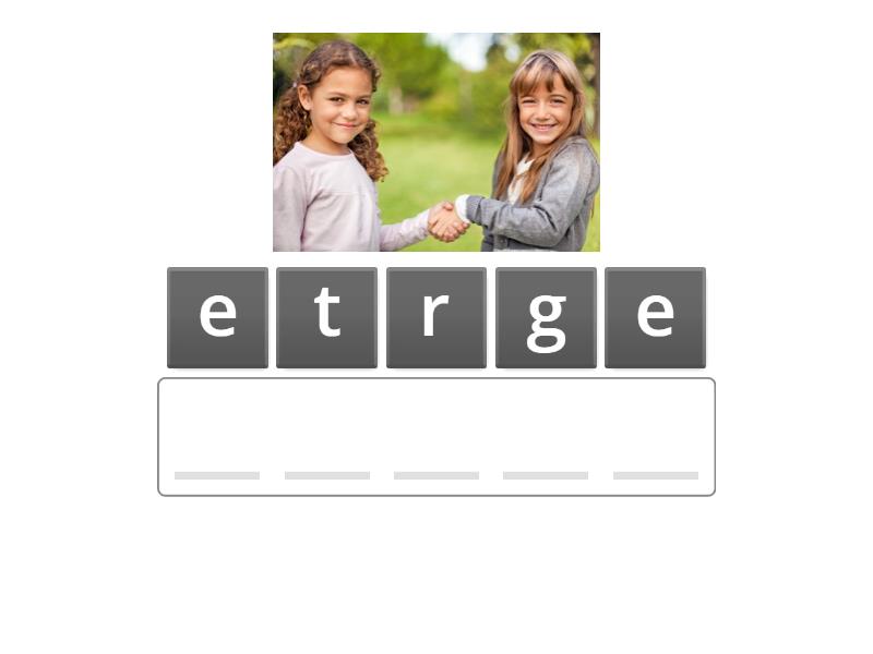 Rearrange your spelling list below. - Anagram