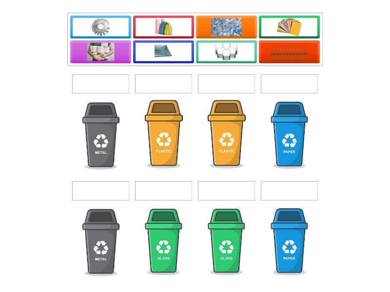 recycle bins - Match up