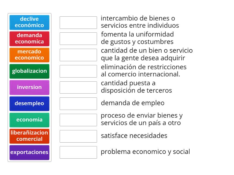 declive economico - Match up