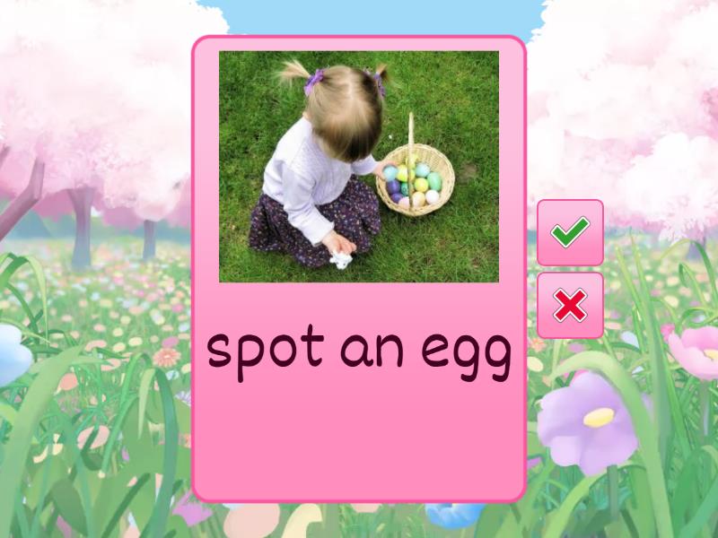 Caillou and the Easter bunny(4) - Flash cards