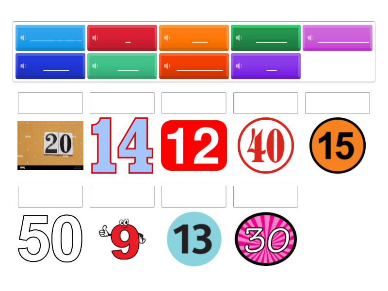 Starter_Adults_numbers - Match up