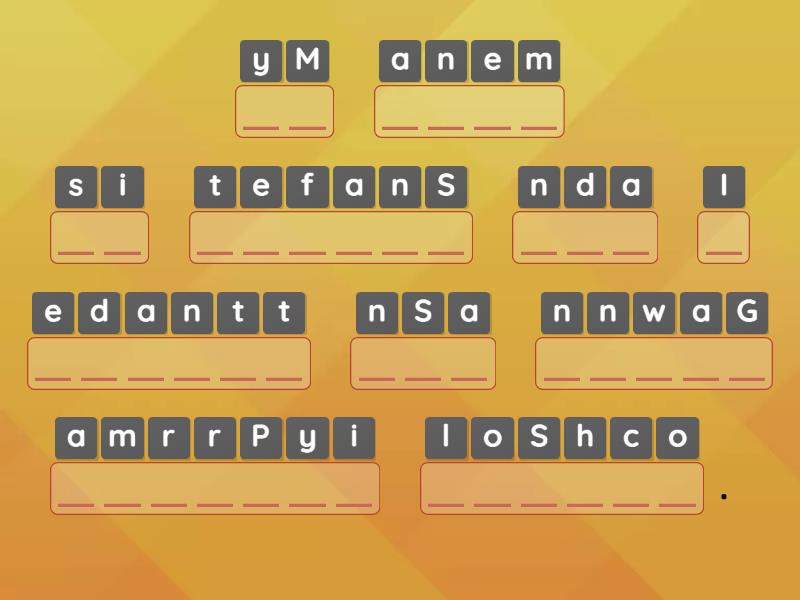 Letter to a Friend - Anagram