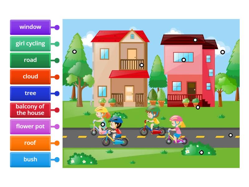 leisure time - Labelled diagram