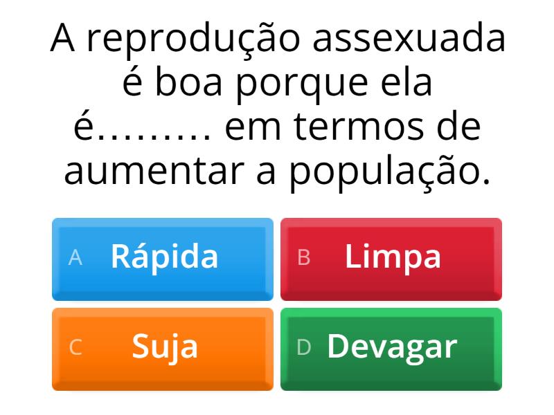 Percurso Biologia - Gabriela Mazete e Isabelle Greco - Quiz