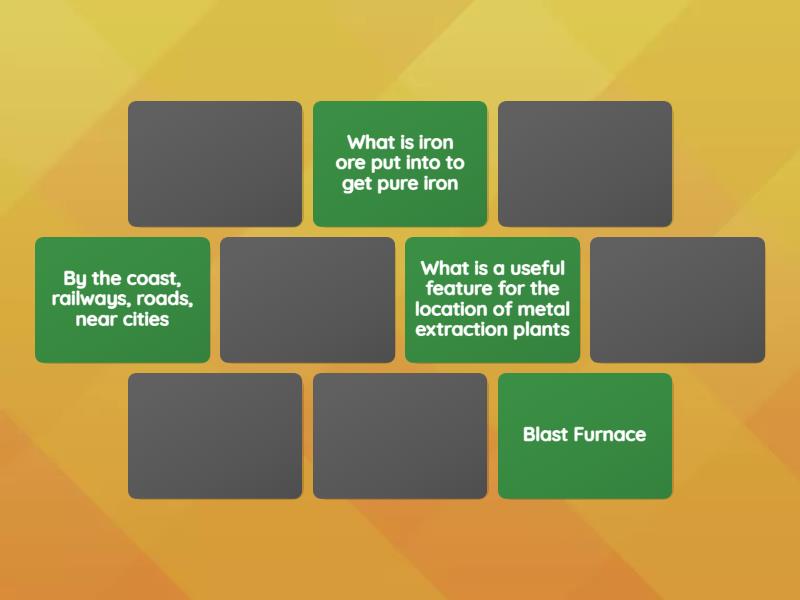 Marvellous Metals recap - Matching pairs
