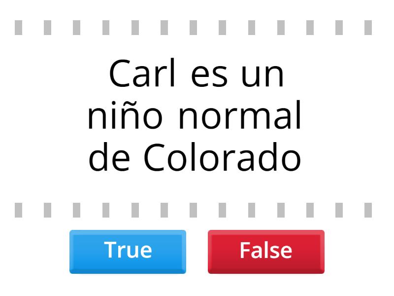 Practica "Ricardo no quiere ir a México - True or false