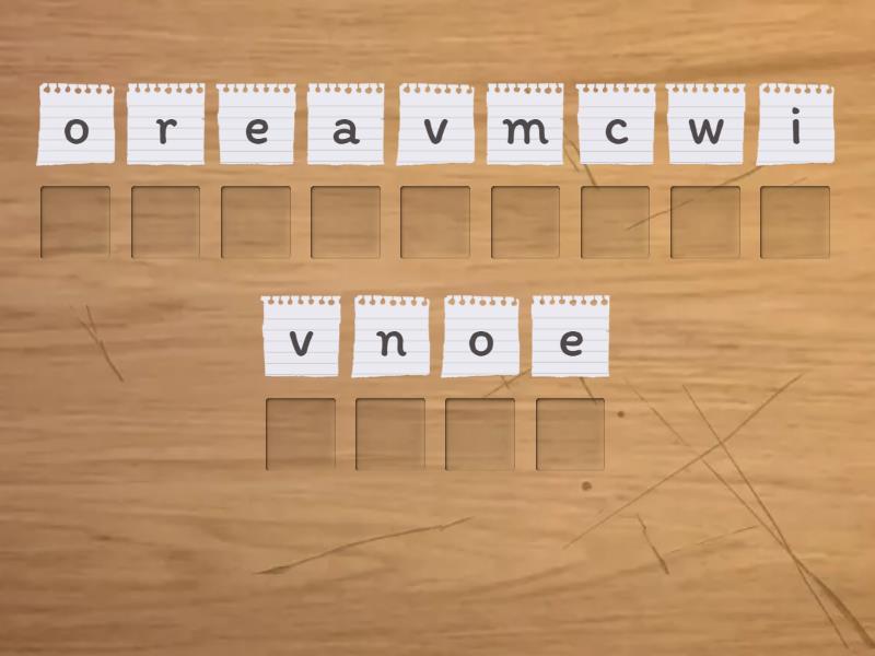 useful things - Anagram