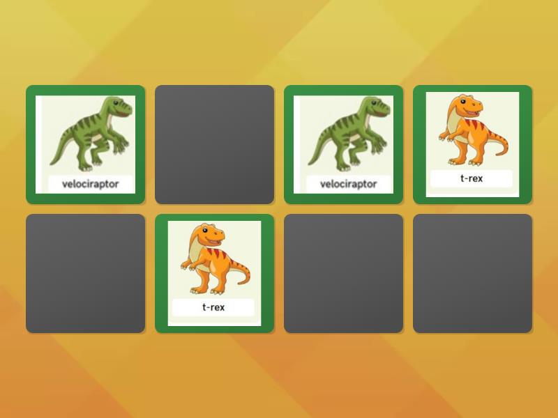 Dinosaur - Matching pairs
