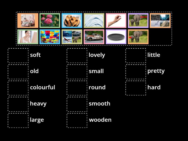 Adjectives to describe objects. Prepare 7. Unit 6 - Associação